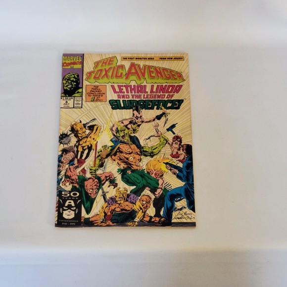 Marvel | Toys | Vintage 991 The Toxic Avenger Marvel Comic Issue 4 ...